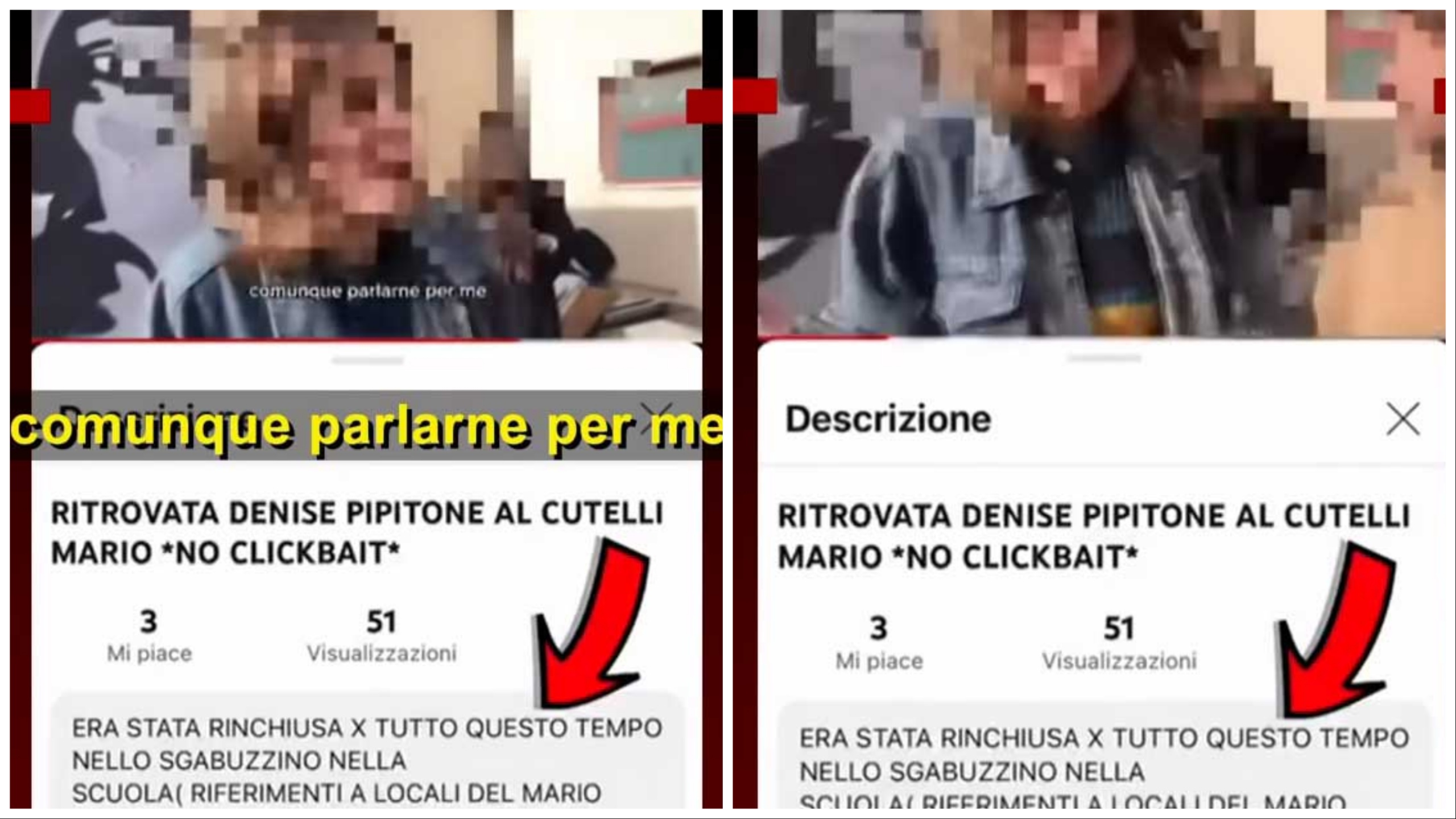 Denise Pipitone ritrovata, video shock di due liceali: è polemica